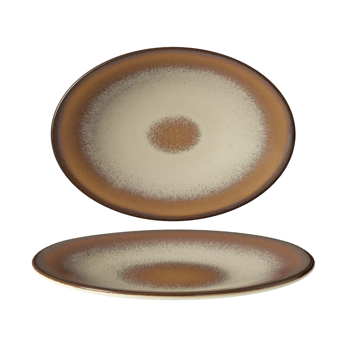 Bilbao 20x11 cm Oval Plate Valeron Terra Vr 26